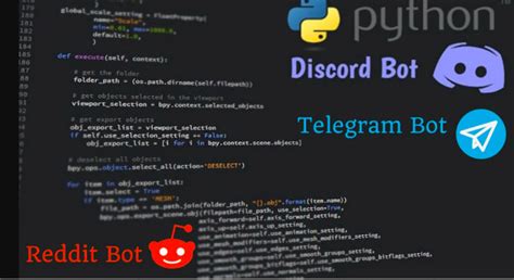 create discord bot telegram bot reddit bot linkedin bot twitch bot