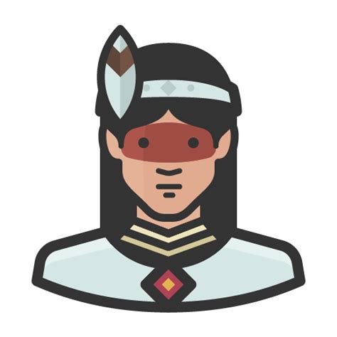 Native Woman Icon Free Avatars Iconpack Diversity Avatars