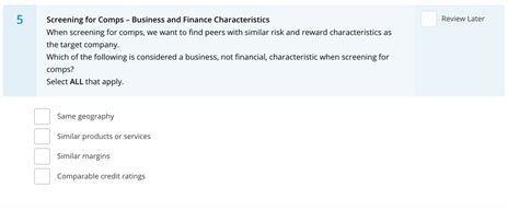 Solved Introduction To Comparable Valuation Analysis Main