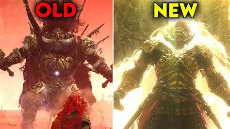 Young Radahn Vs Old Radahn Comparison Elden Ring Dlc Boss Comparison Youtube
