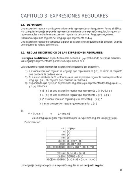 Ssyl Cap3 2015 Expresiones Regulares Pdf Expresión Regular Lenguaje De Programación