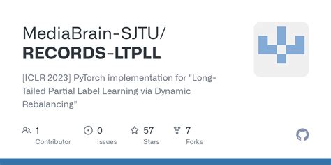 Github Mediabrain Sjturecords Ltpll Iclr 2023 Pytorch
