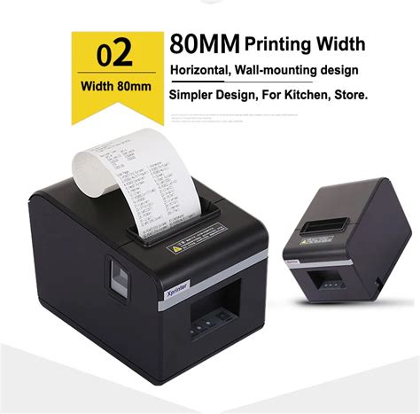 Impresora Térmica Stp De 80mm Xprinter Xp T80a Usb El Punto De La