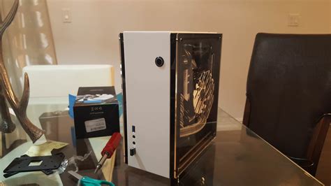 A30 Mini Itx 8l Case Custom Sleeving Mod With Rgb Sffpc