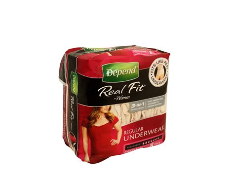 Depend Real Fit Female Medium X 8 Shiploads