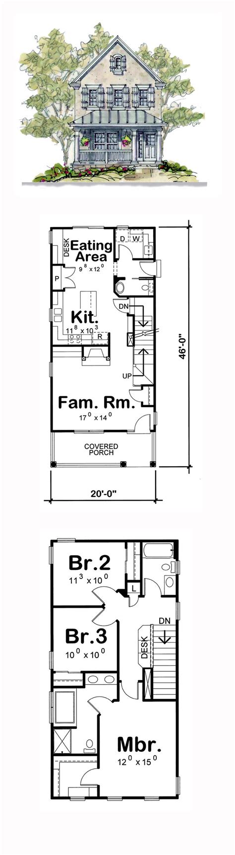 Narrow House Plans 087d Avella Houseplansandmore Floorplans Bungalow May 2026 House Floor Plans