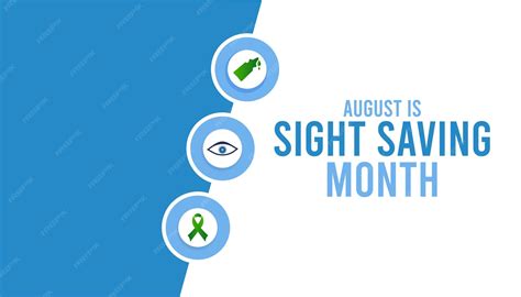 Premium Vector Sight Saving Month2