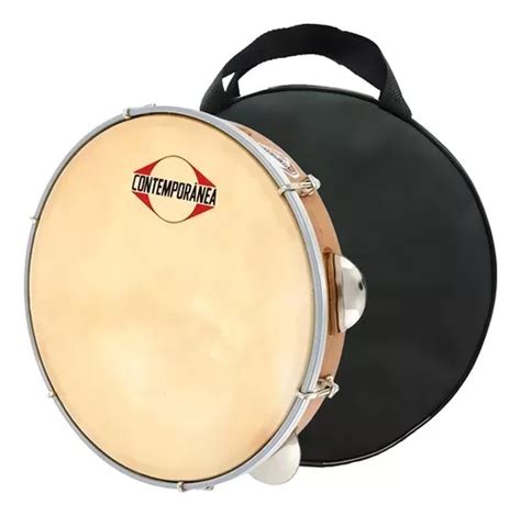 Contemporanea 22lt Pandeiro De Couro 11 Polegadas Light Capa Mercadolivre