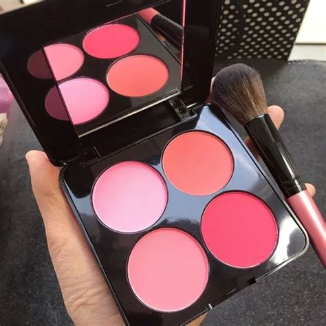 Blusher Plate Combination Contour Compact One Nude Makeup Natural Three
