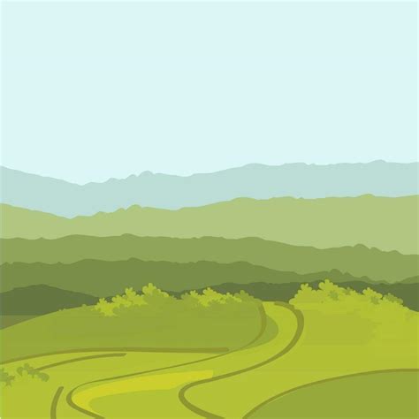 Greeen Lanscape Decorated Background 24332818 Vector Art At Vecteezy