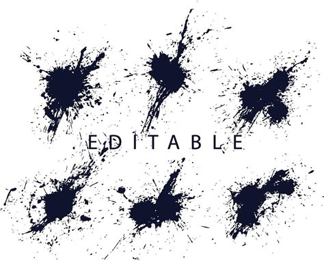 Set Of Black Bleeding Vector 35089677 Vector Art At Vecteezy