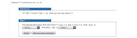solved suppose f is continuous on 0 00 exercise a if