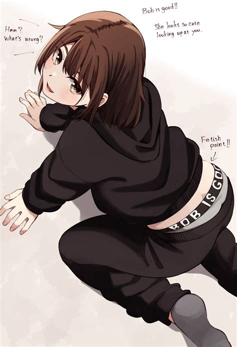 Kapatarou Original Alternate Language Highres 1girl All Fours Ass