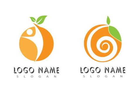 Orange Logo Design Vector Graphic By Redgraphic · Creative Fabrica