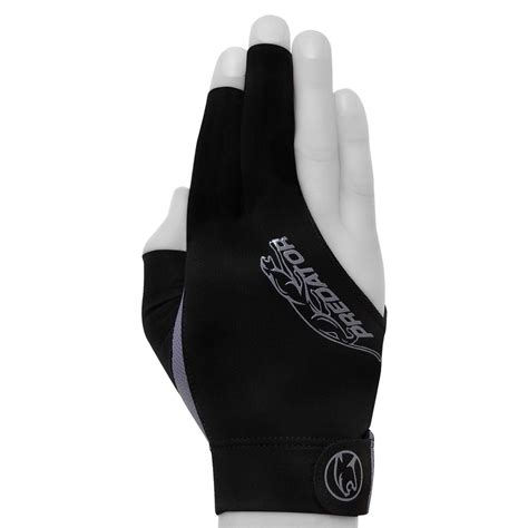 Predator Second Skin Billiard Glove For Left Or Right Hand Black W