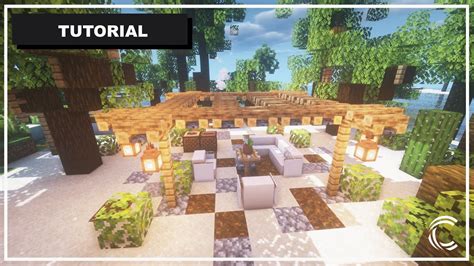 Minecraft How To Build A Pergola Youtube