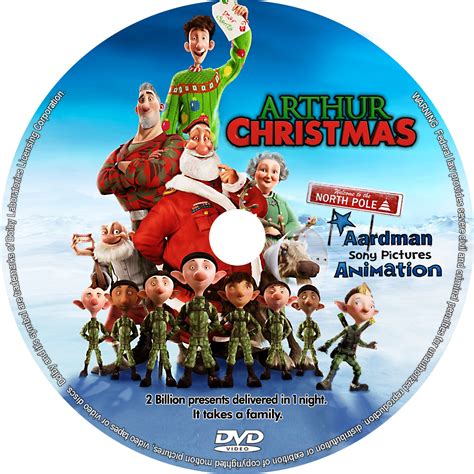 Arthur Christmas Dvd Cover