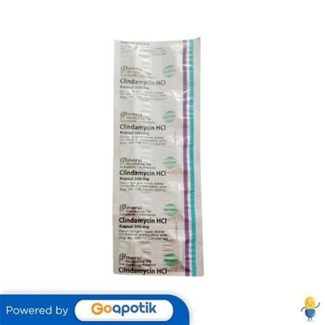Jual Clindamycin Hcl Mersifarma 300 Mg Strip 10 Kapsul Shopee Indonesia