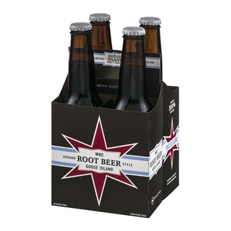 Goose Island Craft Sodas Chicago Style Root Beer 4 Ct 6 Each
