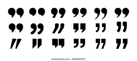 11 Thousand Double Quotation Marks Icon Royalty Free Images Stock