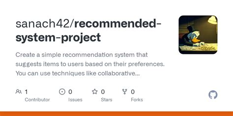 GitHub Sanach Recommended System Project Create A Simple Recommendation System That