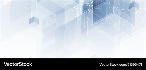 Abstract Computer Technology Background Network Vector Image