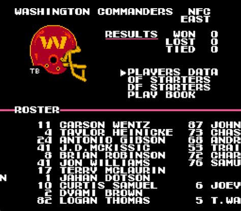 Tecmo Super Bowl 2023 Presented By