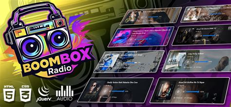 Radio Boombox Todo Players Html5 Shoutcast Icecast Showcasing