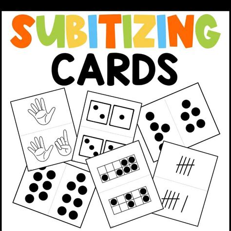 Subitizing Cards The Teacher Bag