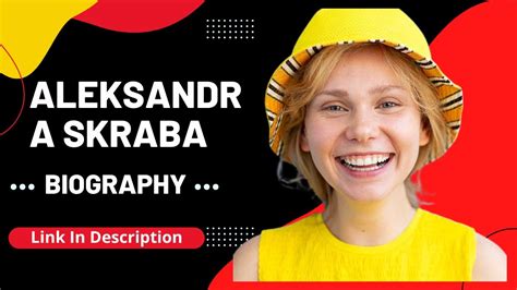 Aleksandra Skraba Biography Wiki Age Net Worth Contact And Latest