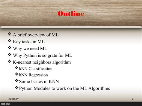 Lecture 2 Classification Machine Learning Basic And Knnppt
