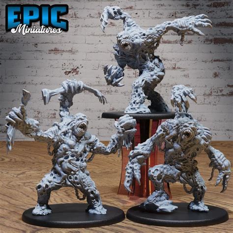 3d Printable Limb Golem Set Magical Bone Creature Giant Formless