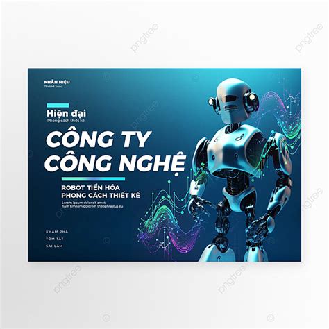 Intelligent Robot Data Information High Technology Poster Template