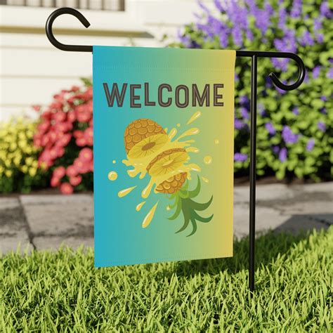 Swinger Lifestyle Upside Down Pineapple Garden And House Banner Flag Open