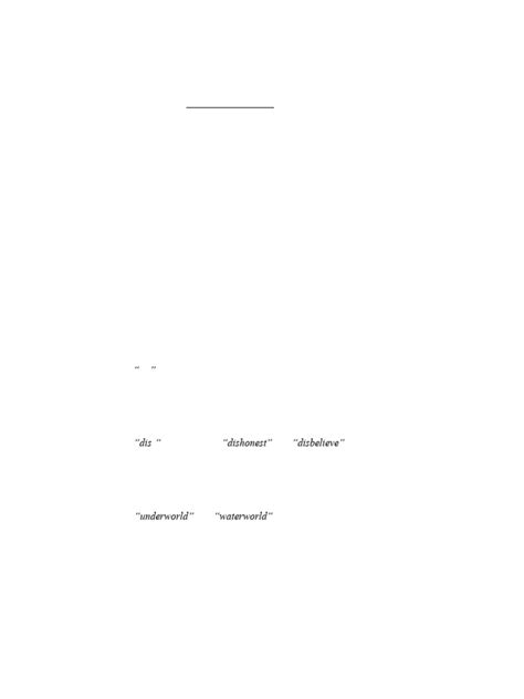 Morphology Exam Practice Questions Pdf