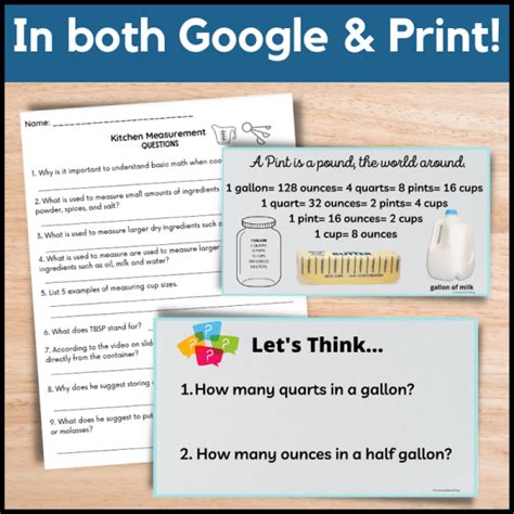 Kitchen Measurement Lesson Kitchen Math Worksheets Twins And