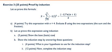 solved exercise 3 25 points proof by induction let us