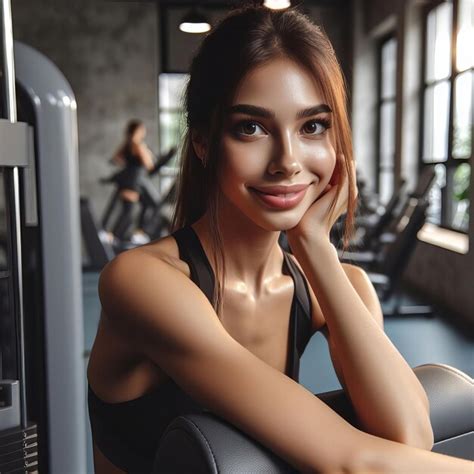 Premium Photo Gym Girl