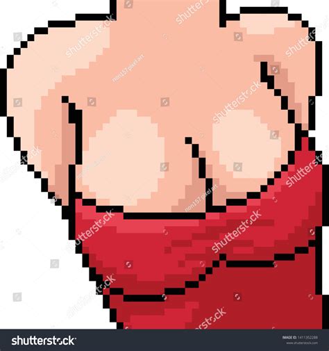 Vector Pixel Art Woman Sexy Isolated Stock Vector Royalty Free Shutterstock