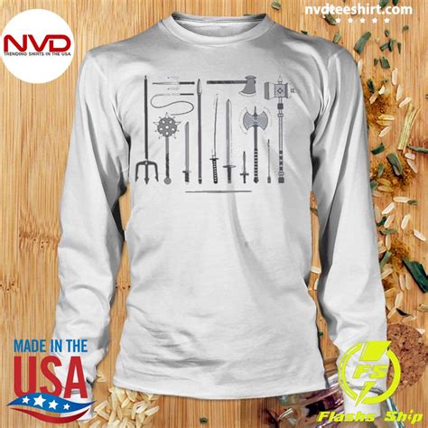 Medieval Weapons Design Shirt Nvdteeshirt