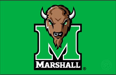 Marshall Thundering Herd Logo Primary Dark Logo Ncaa Division I I M