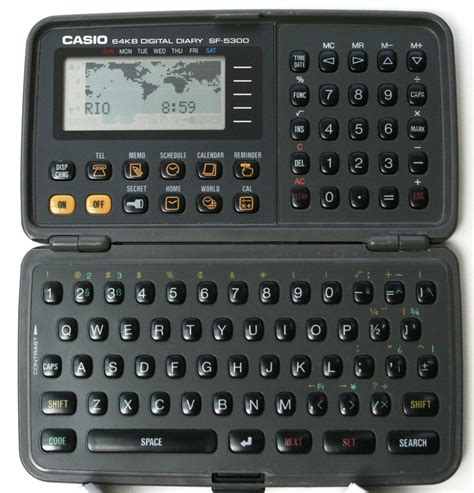 Casio Sf 5300 Agenda électronique Casio Sf5300 Bibliothèque Des