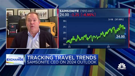 Travel Will Continue To Be Very Strong Samsonite Ceo Kyle Gendreau