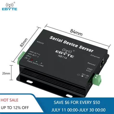 UART RS TO Ehernet Modem ModBus Gateway Long Distance Wireless Serial Device PicClick UK