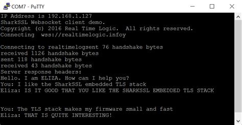 Websocket Client Example A Secure Websocket Client Example That Shows How Mbed