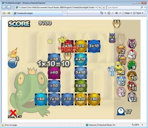 Timbles Silverlight Icemark