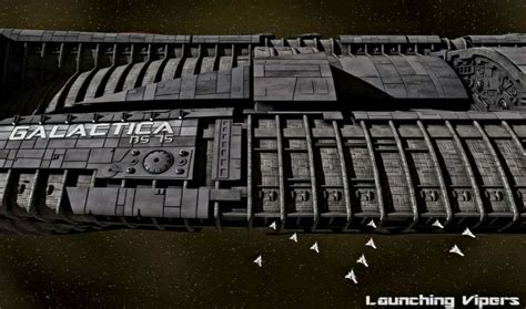 Battlestar Galactica Spaceship Model Battleship Aesthetic Space