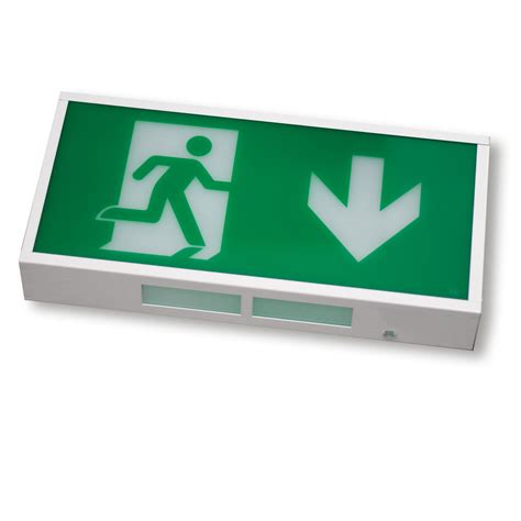 Emergency Exit Box Lifepo4 White Ip20 4w 6500k Sgd Lighting Irelands 1 Lighting