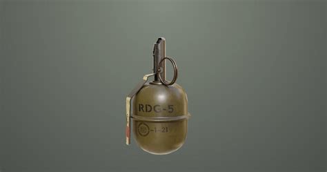 5 Fragmentation Grenades Single Mat All Pbr Unity Ue Texture 3d Model