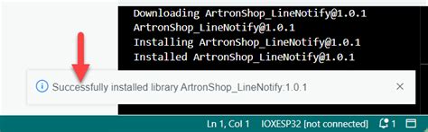 [อัพเดท 2024] ส่งแจ้งเตือนผ่าน line ด้วย esp32 artronshop บอร์ด
